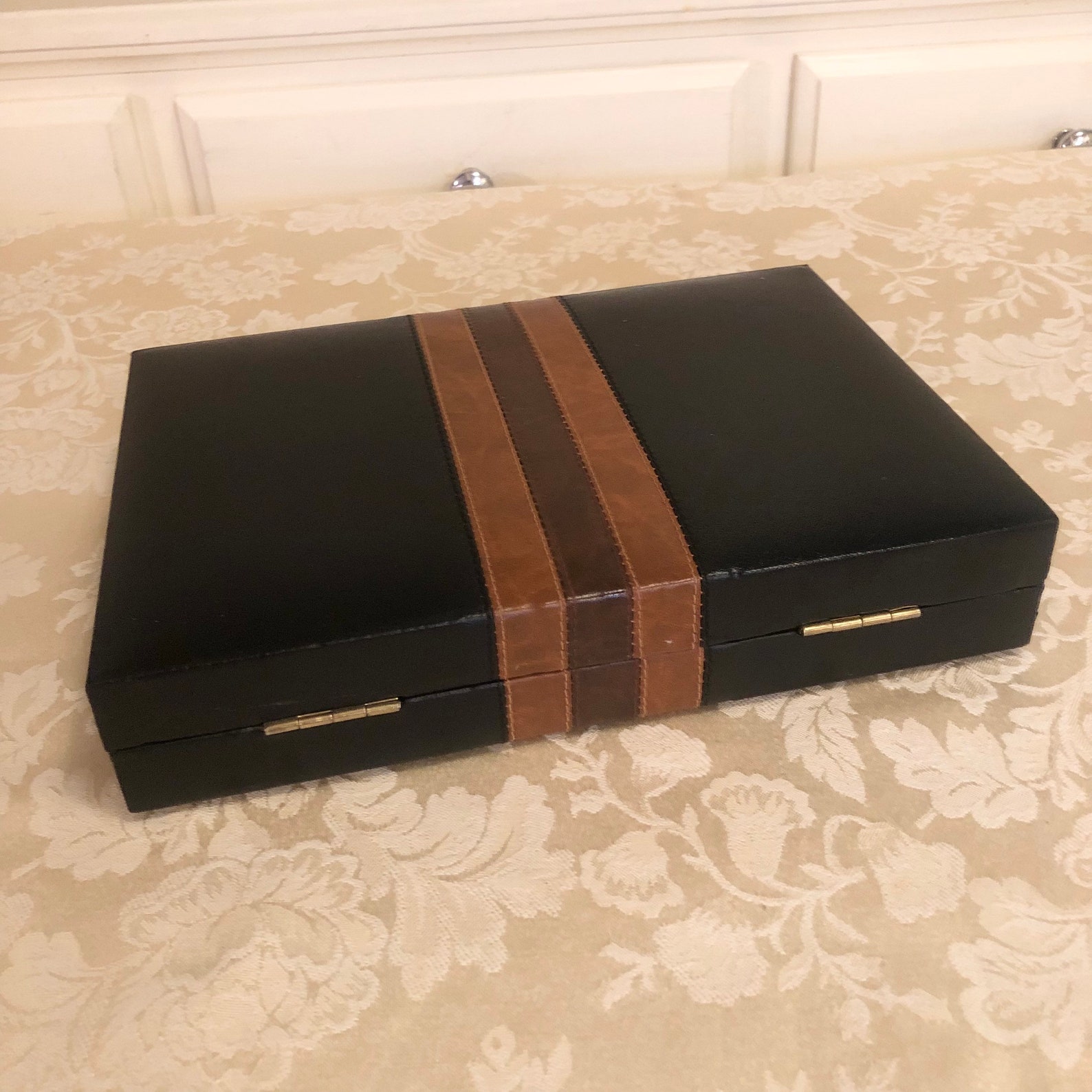 Vintage Backgammon Replacement Vinyl Case 1 Case No Pieces Included ...