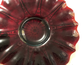 Red Cake Plate | Etsy