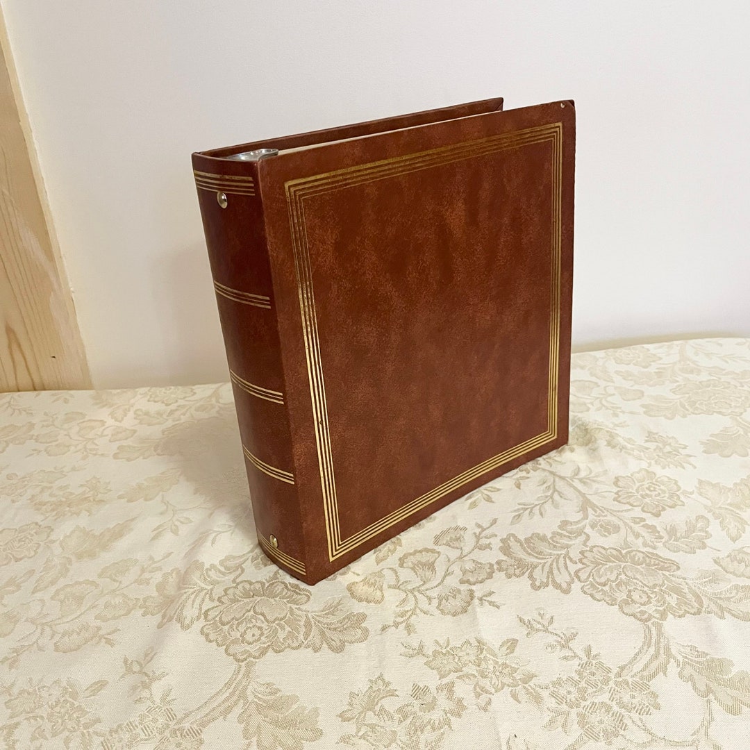 Orange and Gold Large Photo Albums 70s 80s World Travelers Albums Has ...