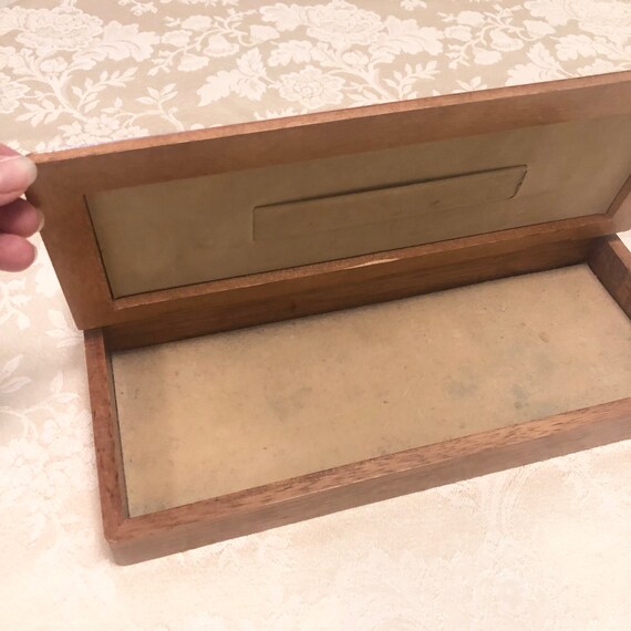 Mens Countertop Vanity Valet Tray Wood Bathroom Decor… - Gem