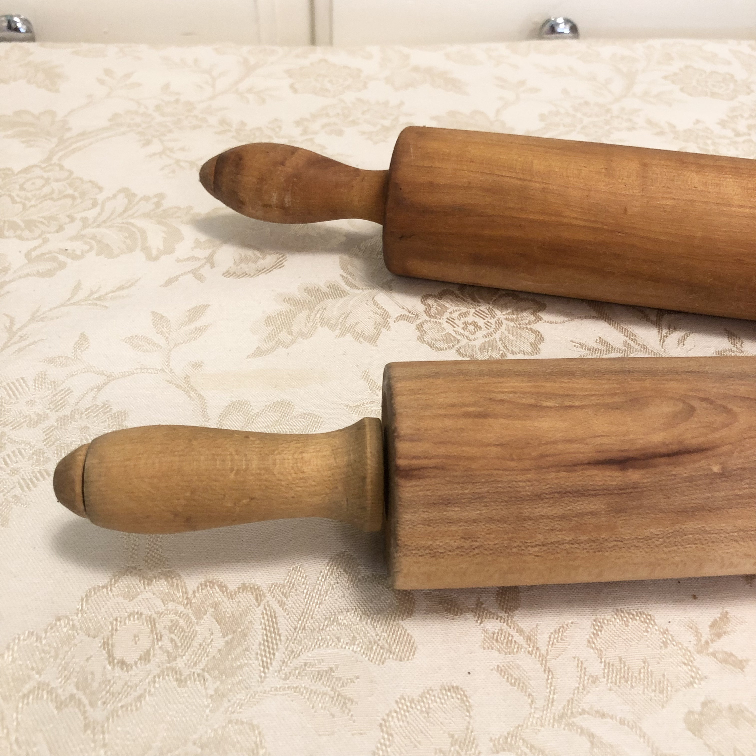 2 Farm House Country Kitchen Rolling Pin Set With Beautiful | Etsy