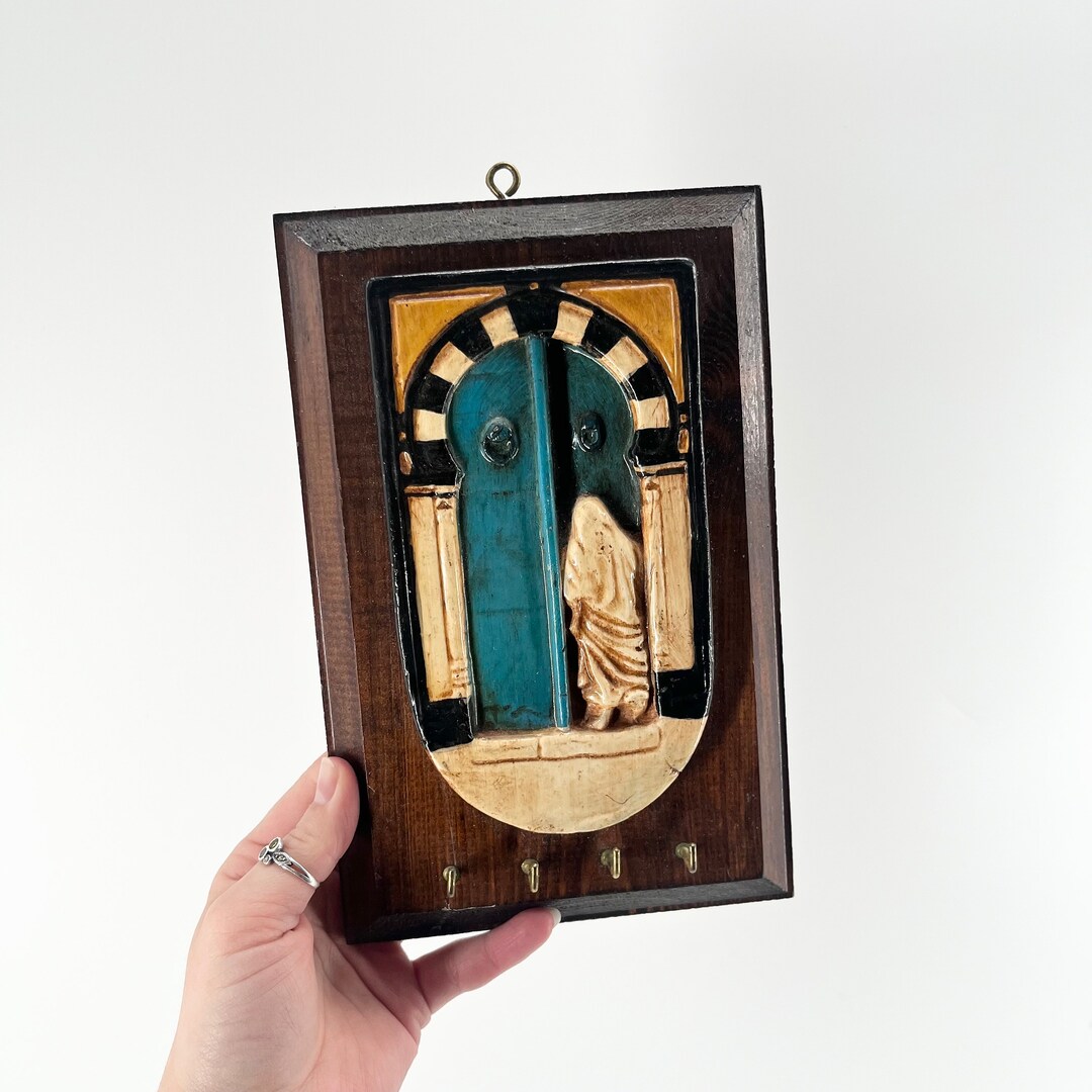 Vintage Key Rack Storage Rack Key Display Key Organizer Antique Looking ...