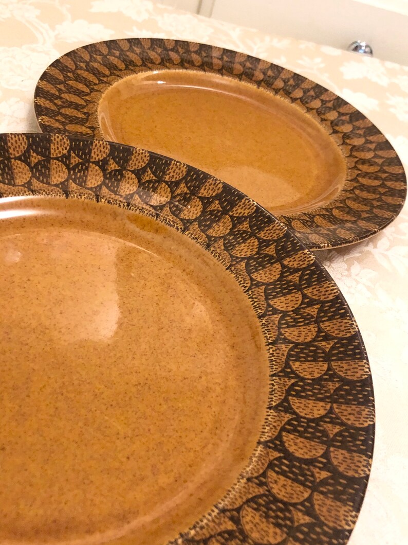 Mix Match 80s Couples Serving Dinner Plates and Bowls 4 Piece - Etsy