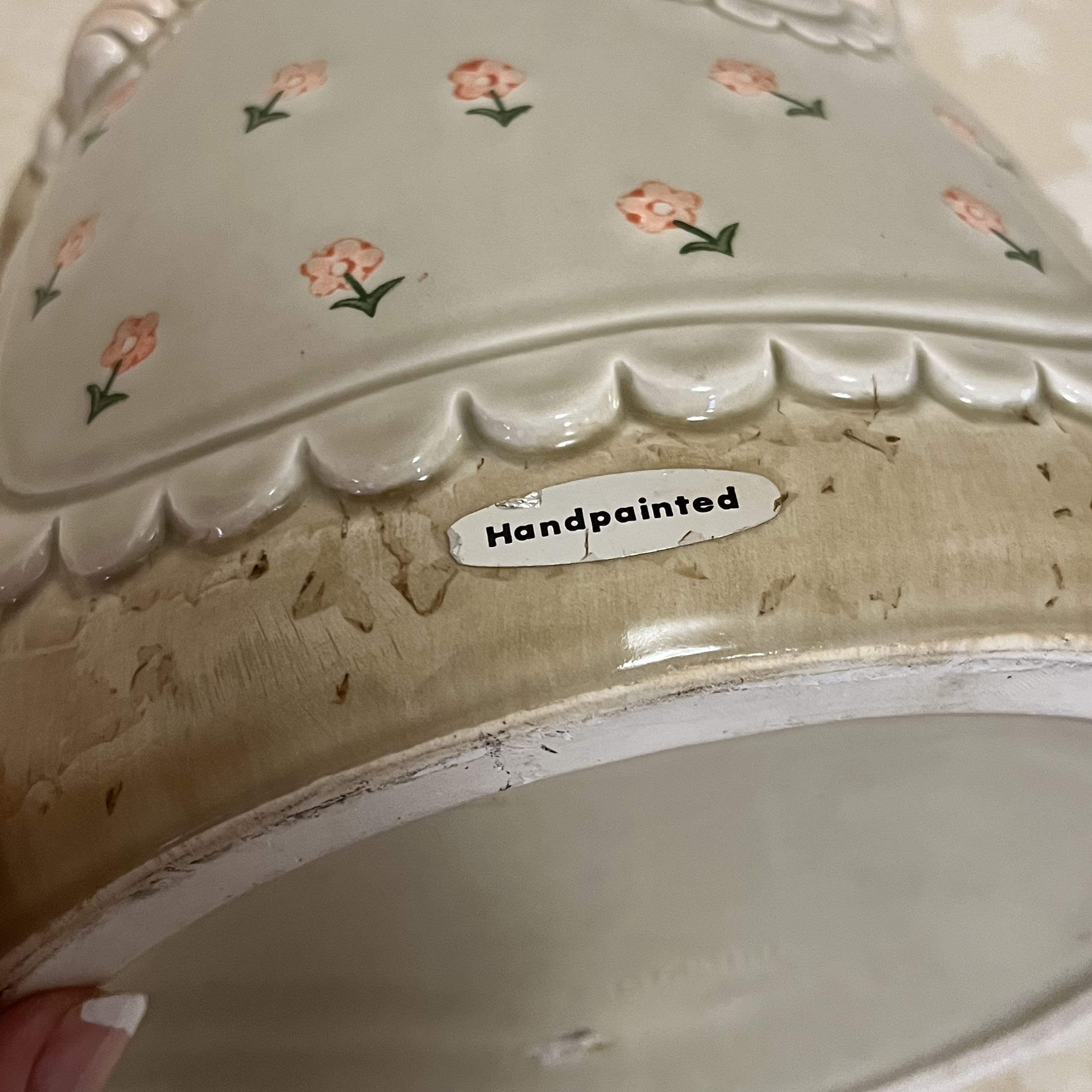 Rare Otagiri Cookie Jar Woman Homemaker Chef With Beautiful Flower ...