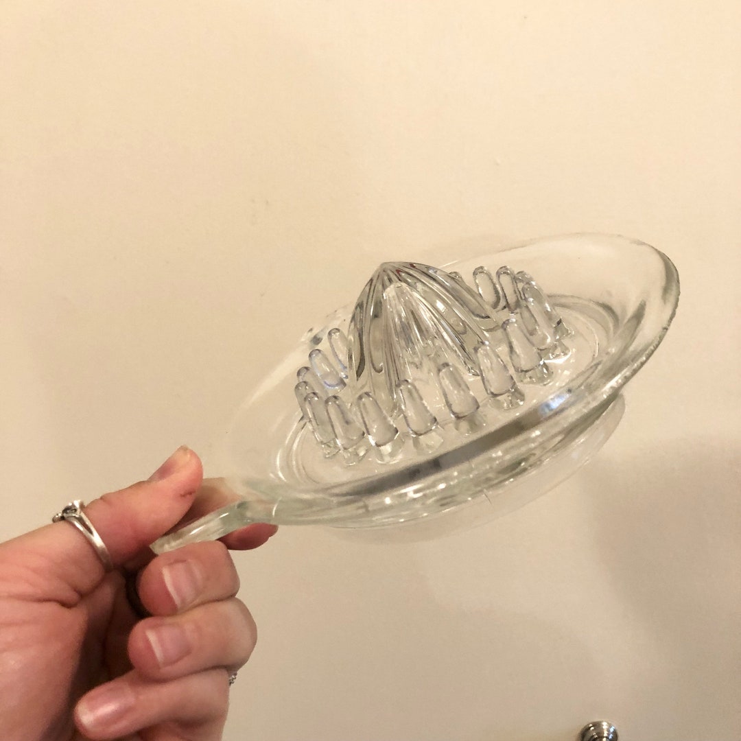Glass Juicer Clear Glass Reamer Retro Unique Glass Juice Breakfast ...