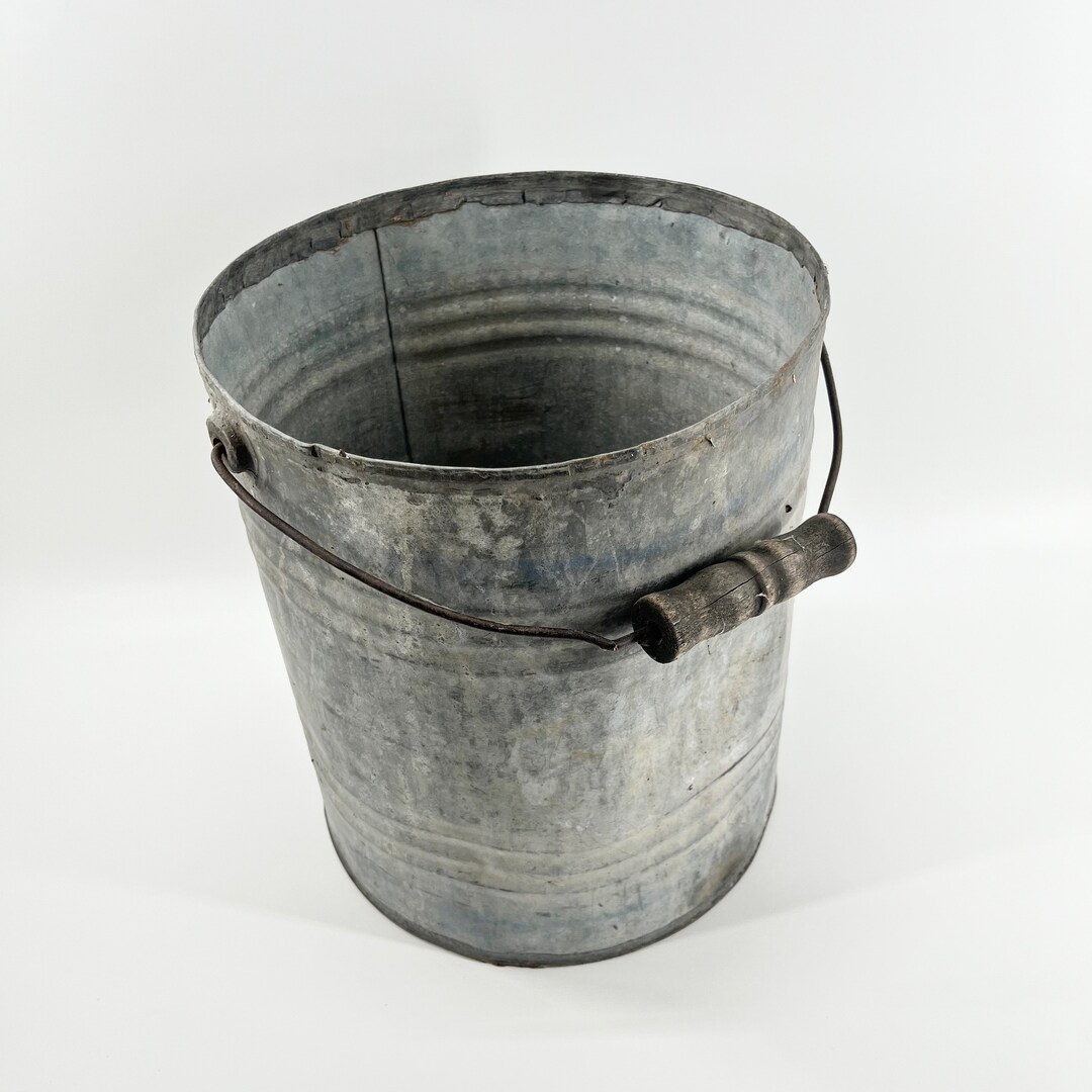 Galvanized Large Bucket Galvanized Tub Perfect Garden Flower Tub ...