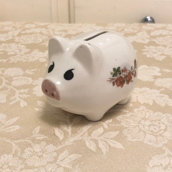 Porcelain Pig - Etsy