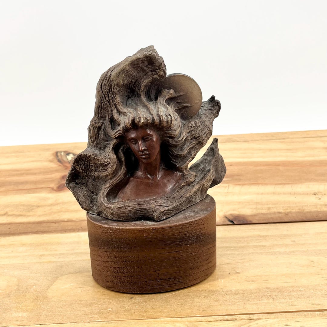 Rick Cain Lady Reflecting 1989 Limited Edition CAIN 436 Out of 5000 ...