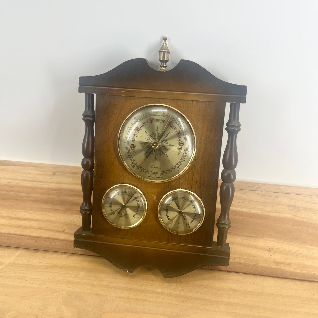 Antique Western Germany Temperature and Humidity Reader the Accurate ...