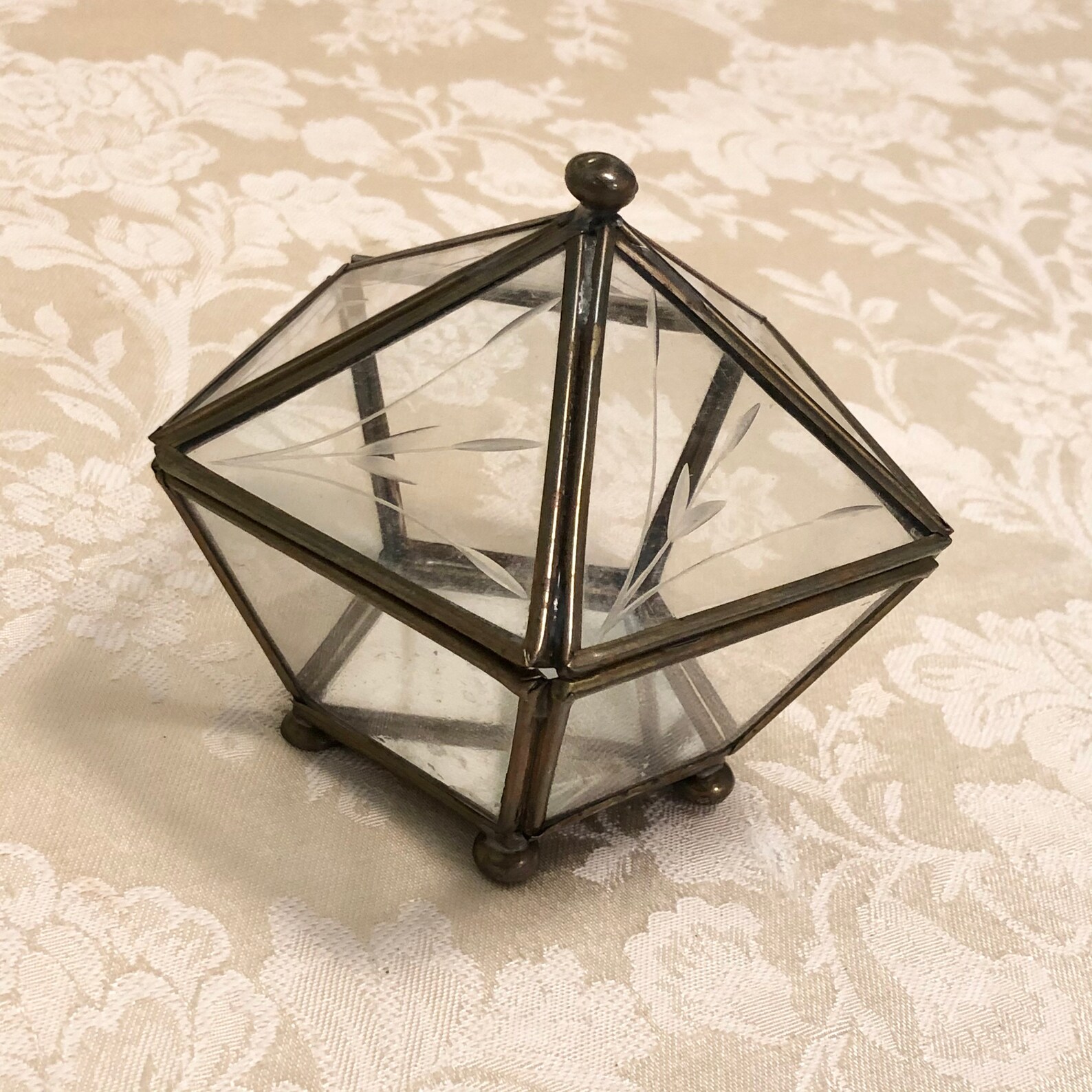 Glass Box Glass Jewelry Box Jewelry Storage Box Glass Walls - Etsy