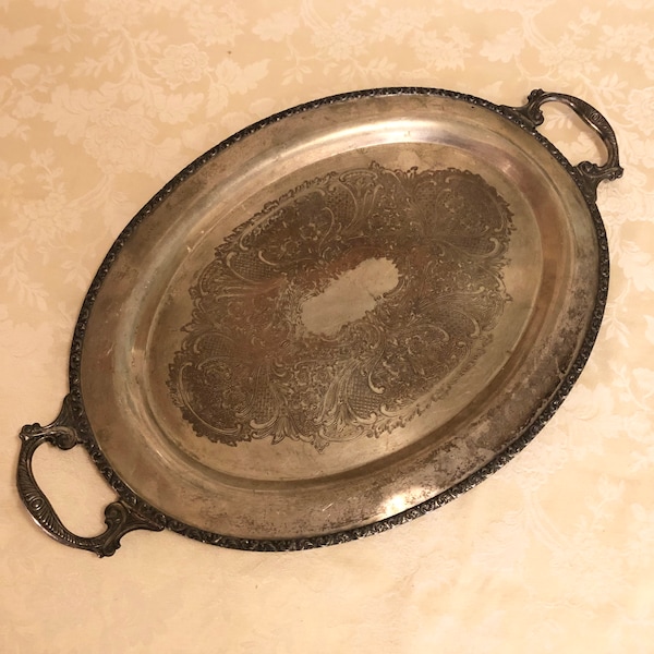 Heavy Silver Tray - Etsy