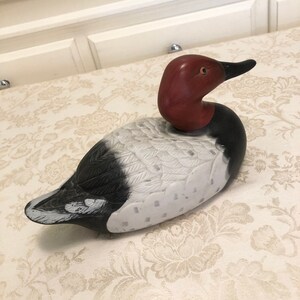 Vintage Solid Clay Duck Pottery or Ceramic Clay Vintage Mallard Duck ...