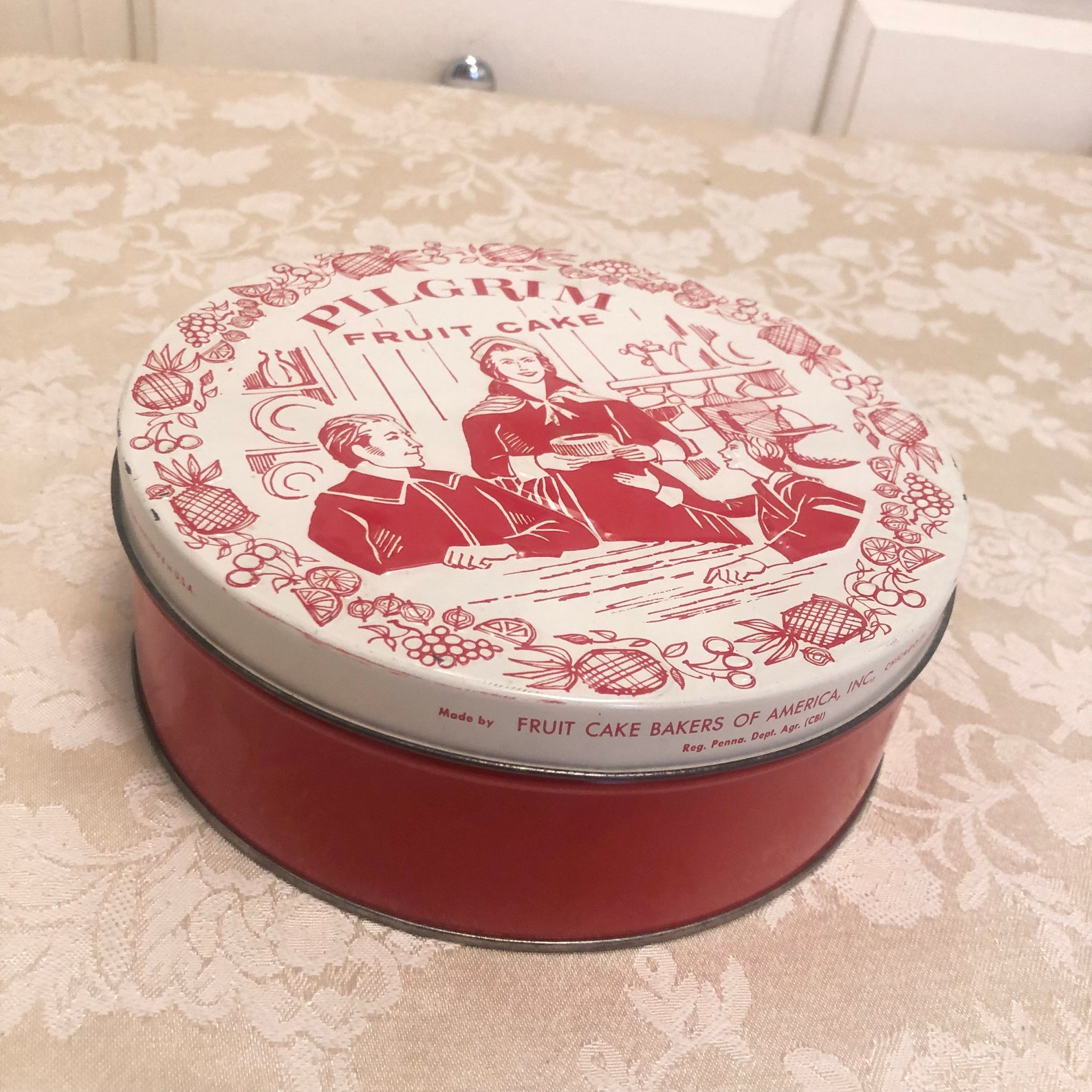 Rare Pilgrim Fruit Cake Tin Cake Reusable Homemade Bunte Cake - Etsy