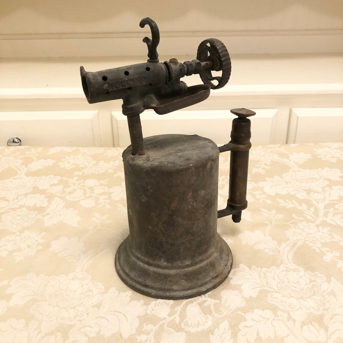 Antique Hand Torch Aged Metal With Original Top Fittings One | Etsy