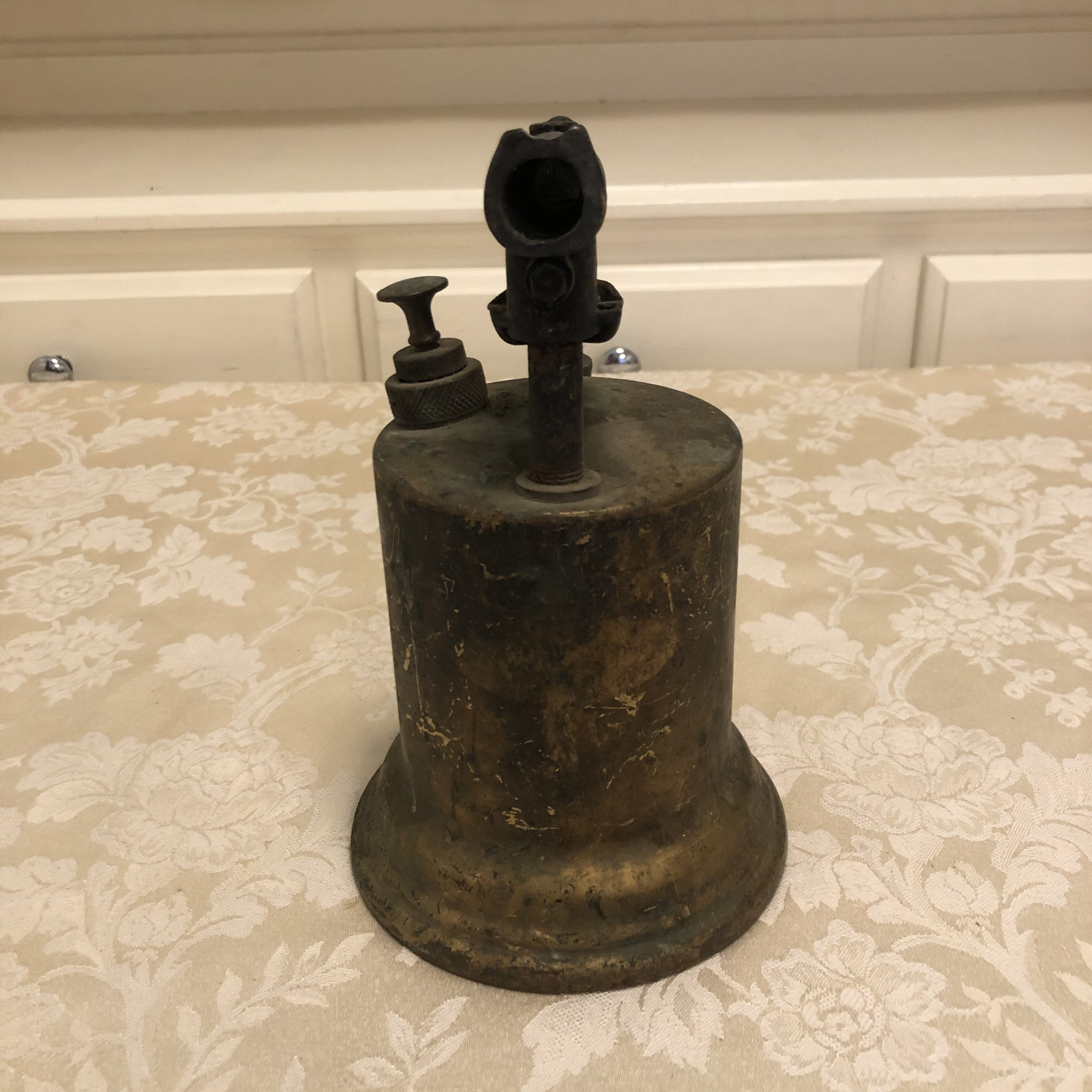 Antique Brass Hand Torch Aged Metal With Original Top Fittings - Etsy