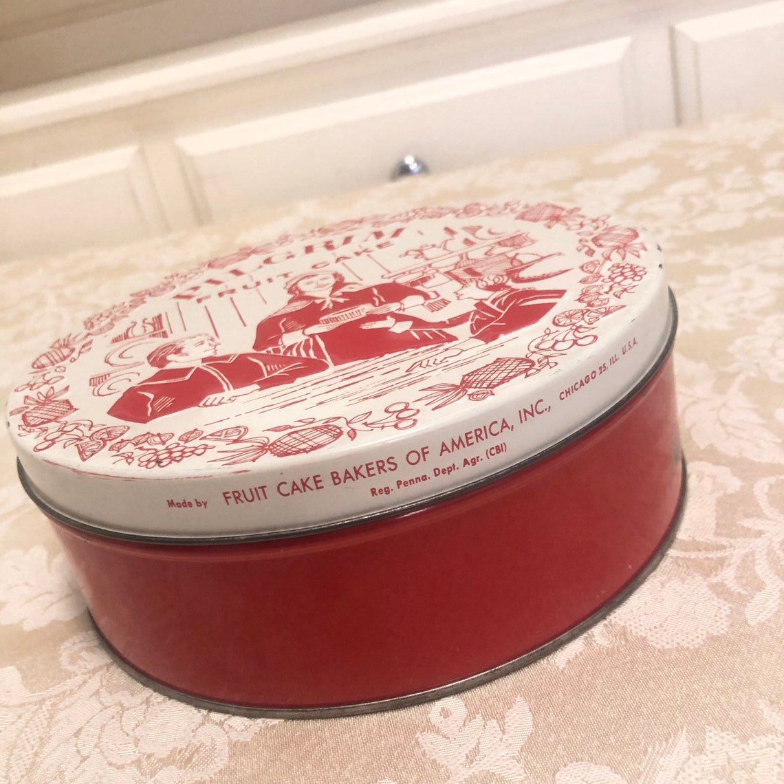 Rare Pilgrim Fruit Cake Tin Cake Reusable Homemade Bunte Cake | Etsy