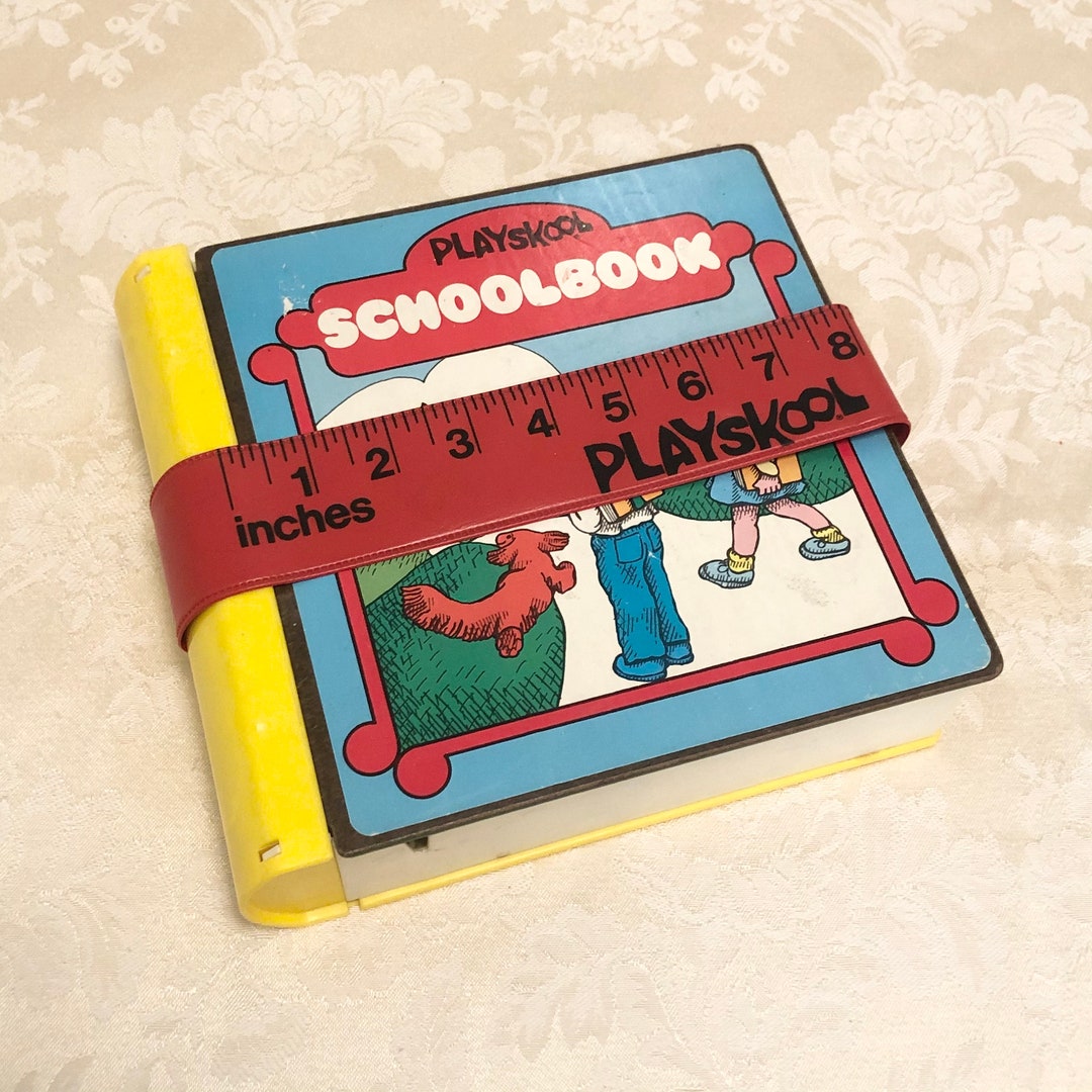 Playskool Rare Schoolbook With 5 Characters Children and Teacher Bus in ...