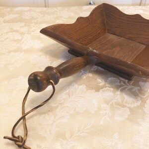 Square French Bread Wooden Serving Tray Bread Display Elegant Rustic ...