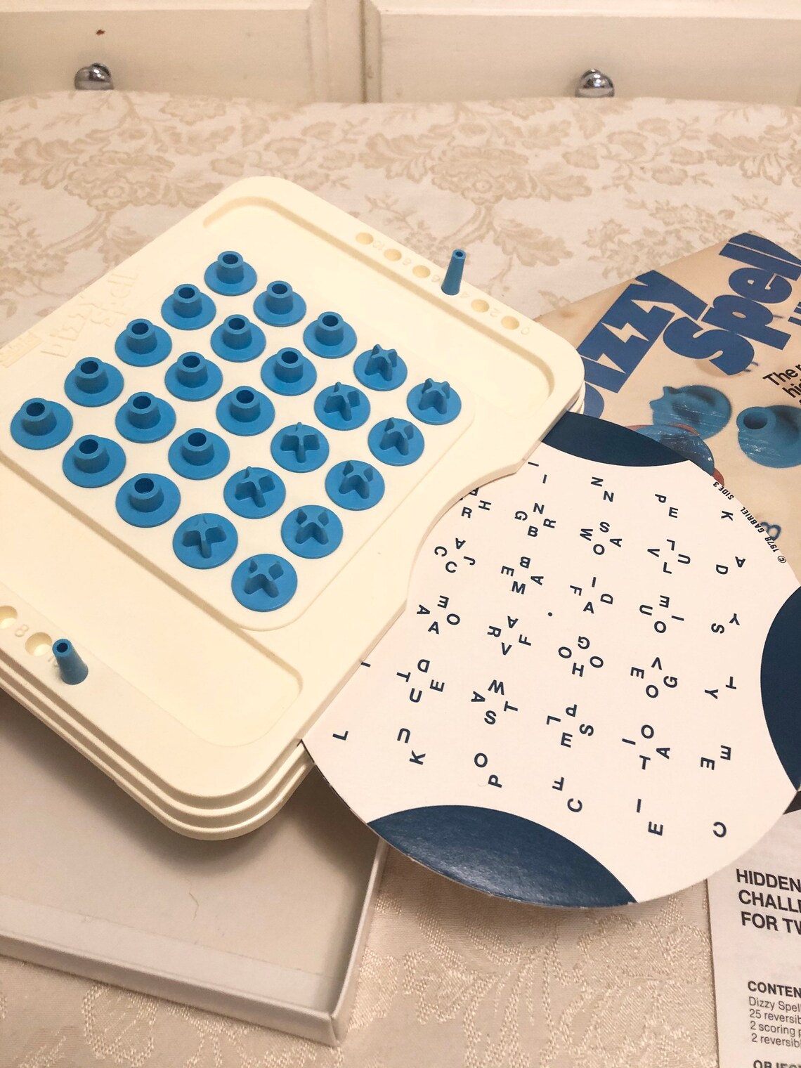 Vintage 70s Dizzy Spell Hi-q Game the Revealing Hidden Word - Etsy