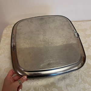 Metal Cake Dome Stainless or Chrome Cake Carrier Cake Covered Dome Pie ...