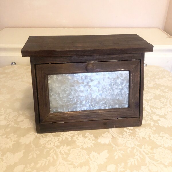 Wood Bread Box - Etsy