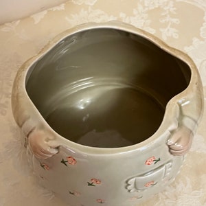 Rare Otagiri Cookie Jar Woman Homemaker Chef With Beautiful Flower ...