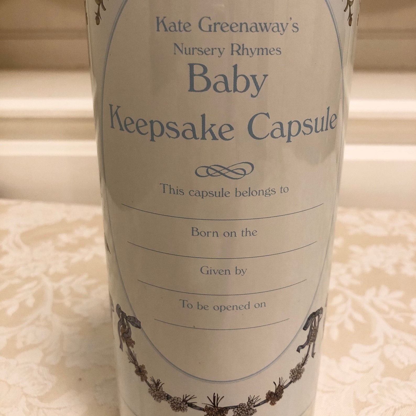 Kate Greenaway Nursery Rhymes Baby Keepsake Capsule With Stuff | Etsy