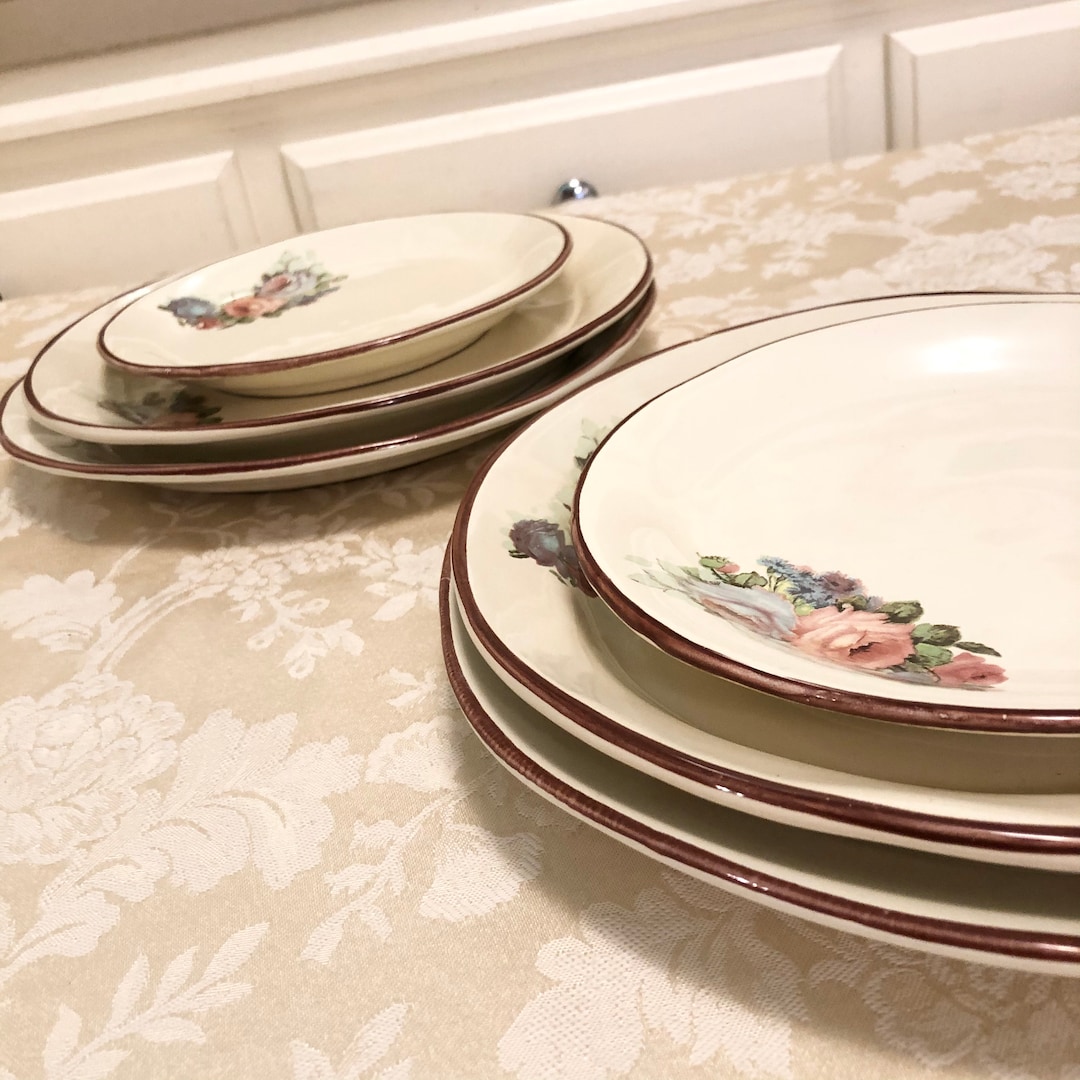 Made in Italy Pasta Roma Dinner Bowls Deep Dish Pasta Serving Dinner ...