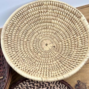 Round Wall Basket Set of Three Wall Decor Hanging Wall Basket Flat ...