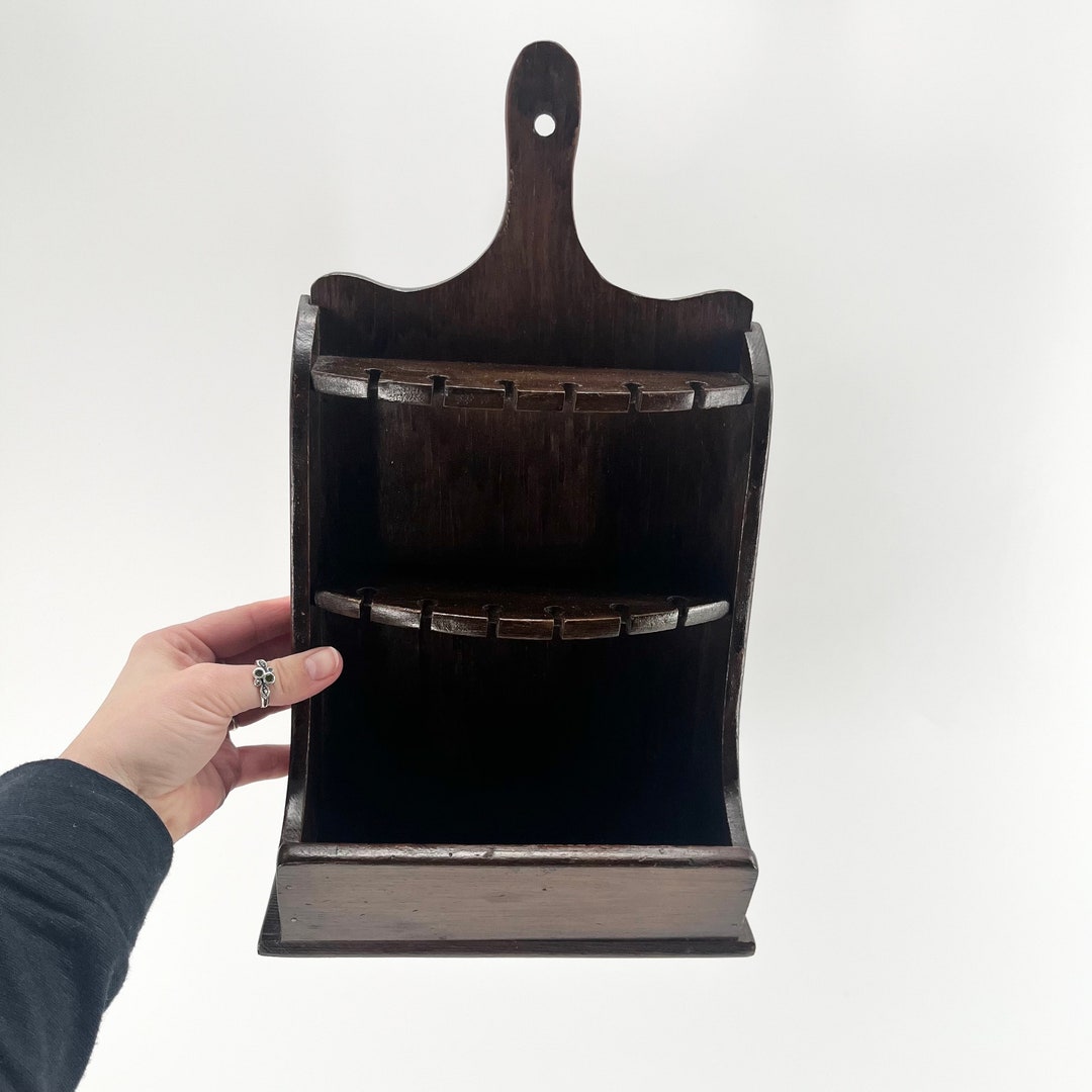 70s Spoon Collection Shelf Display Beautiful Unique Shape Holds 12 ...