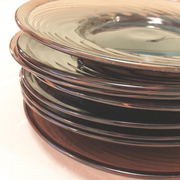 Purple Glass Plates - Etsy