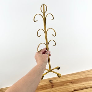 Mid Century Metal Mug Tree Holds 6 Mugs Modern 50s Home Decor Vintage ...