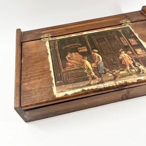 80s Lap Desk Writers Desk Solid Wood Desk Small Desk With Added Vintage ...