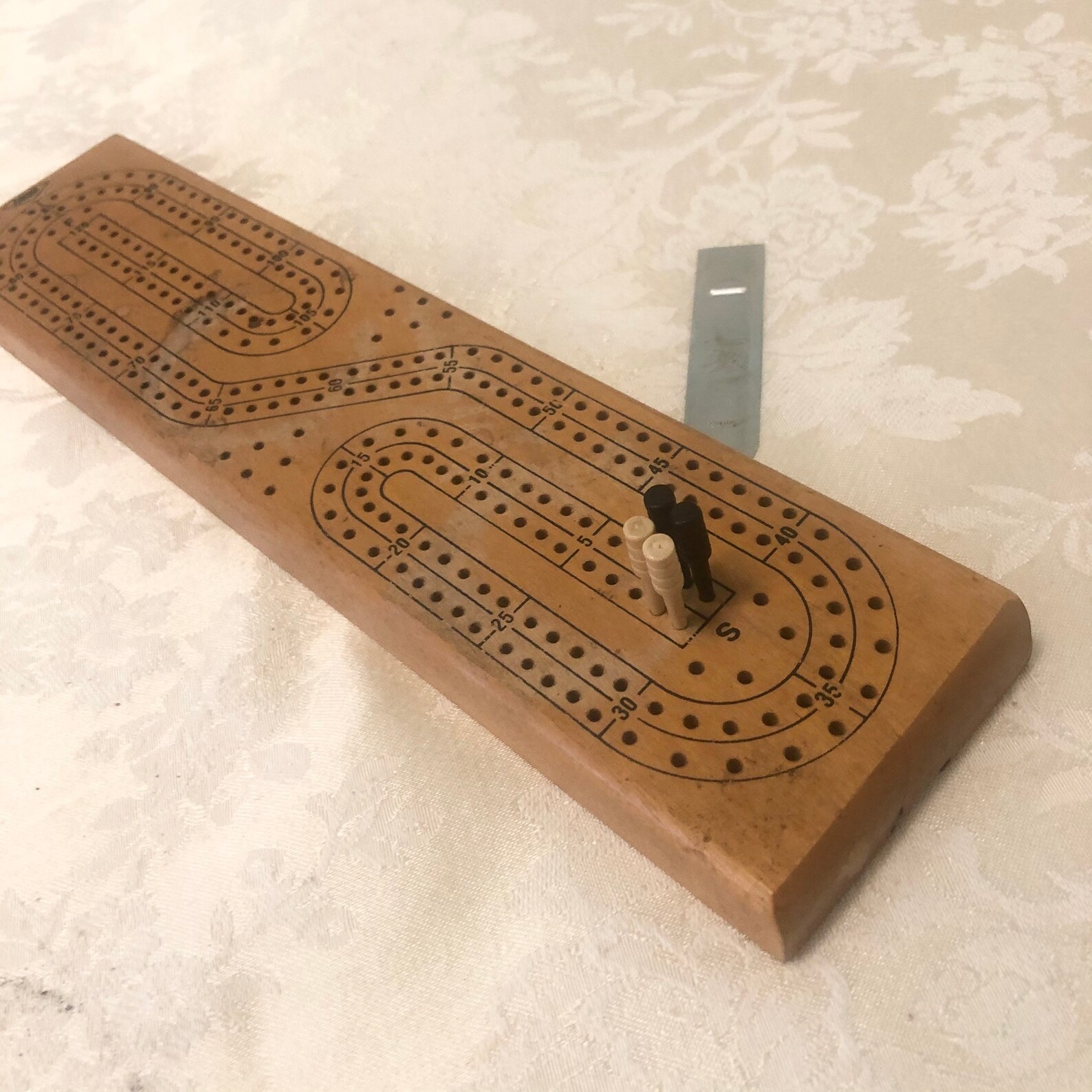 Wooden Cribbage Board Game With Beautiful Wooden Board and - Etsy