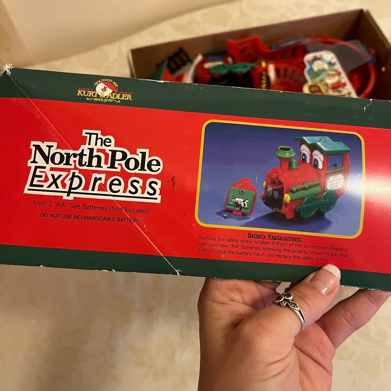 Vintage the North Pole Express Christmas Train Christmas Train - Etsy