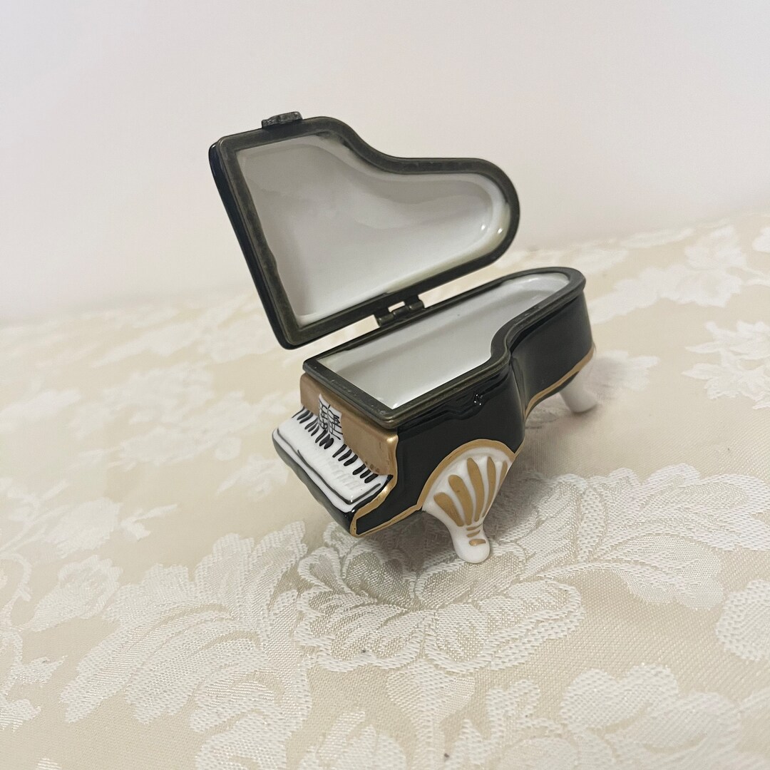 Porcelain Piano Jewelry Box Small Saccharine Jewelry Box Jewelry ...