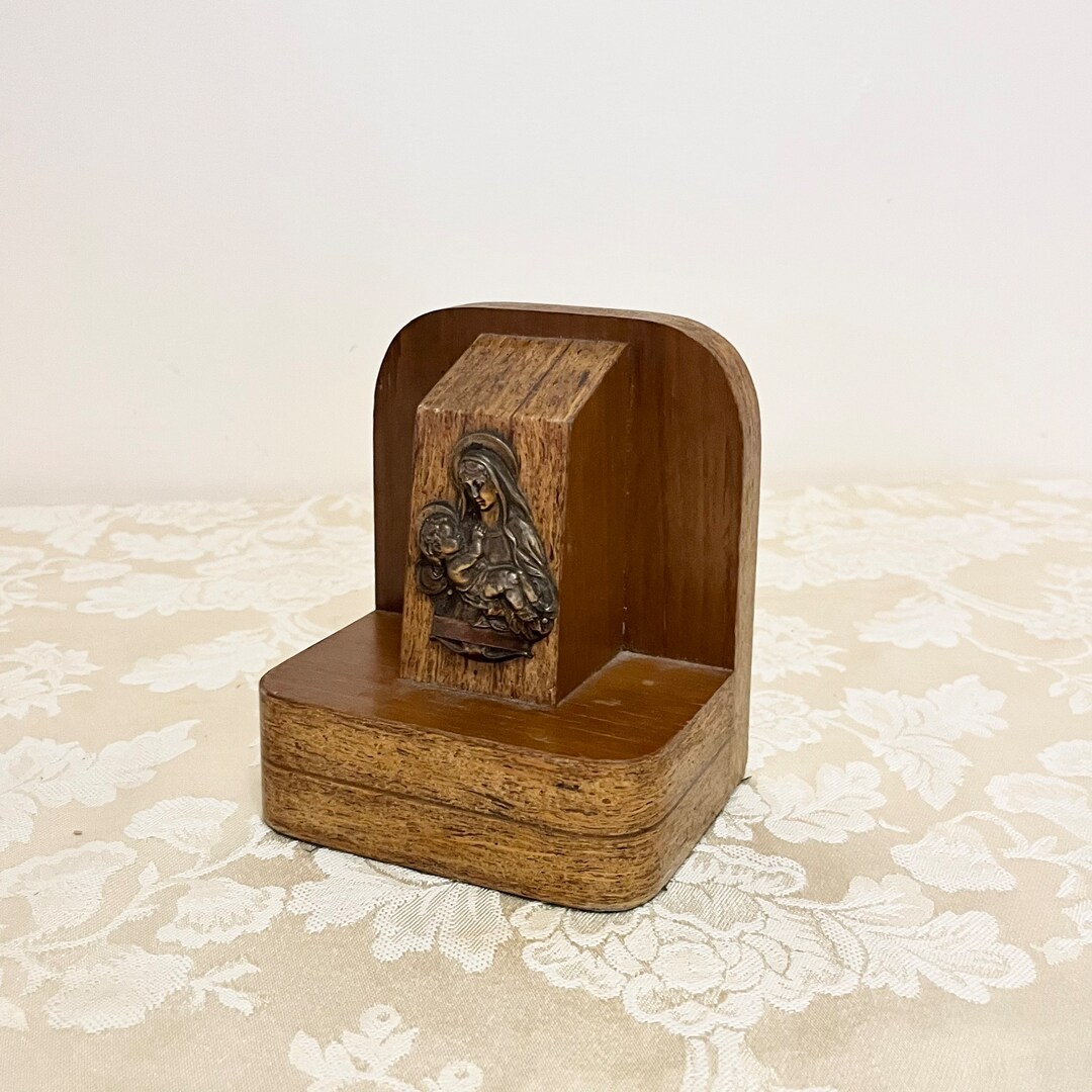 Antique Catholic Wooden Bookend Prayer Book Shelf. Book End - Etsy