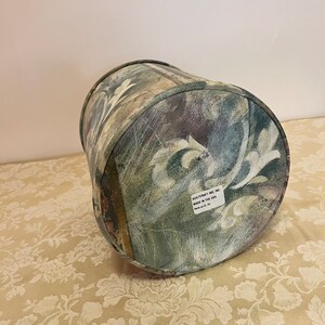 80s Trash Can Umbrella Bin Trash Bin Beautiful 70s Fabric Material ...