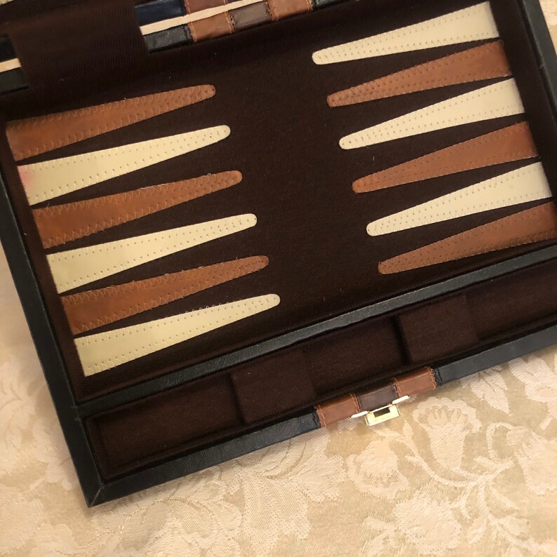 Vintage Backgammon Replacement Vinyl Case 1 Case No Pieces Included ...