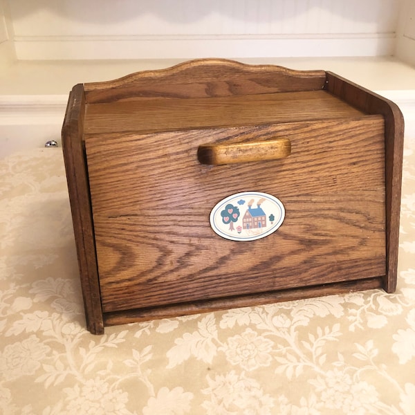 Wooden Bread Box - Etsy