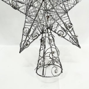 Wire Tree Topper Star Thin Wire With Star Inlay Bold but Delicate Tree ...