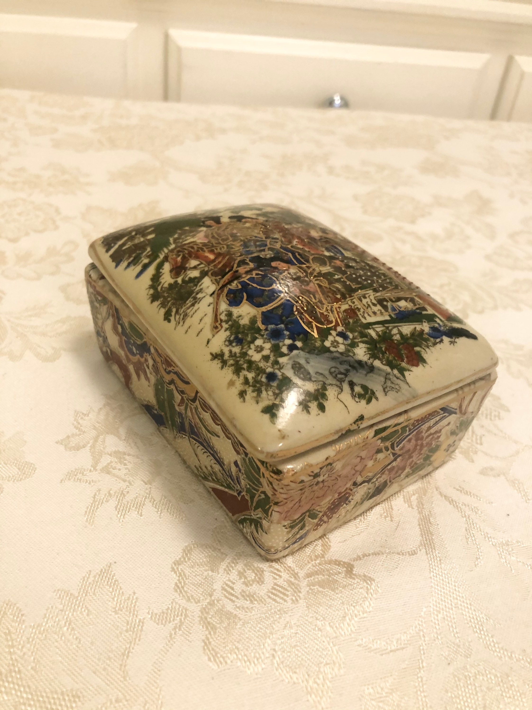 Japanese Box Porcelain Jewelry Storage Japan Jewelry Box. | Etsy