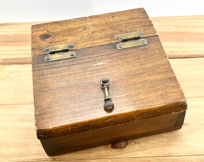 80s Lap Desk Writers Desk Solid Wood Desk Small Desk With Added Vintage ...