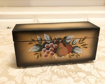 Double Recipe Box - Etsy
