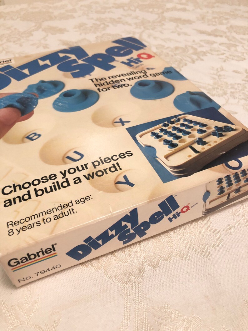 Vintage 70s Dizzy Spell Hi-q Game the Revealing Hidden Word - Etsy
