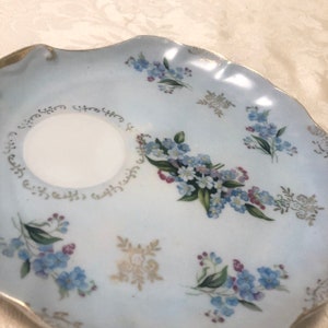 Delicate Robins Egg Blue China Luncheon Set Serves Two Small Tea Cup on ...