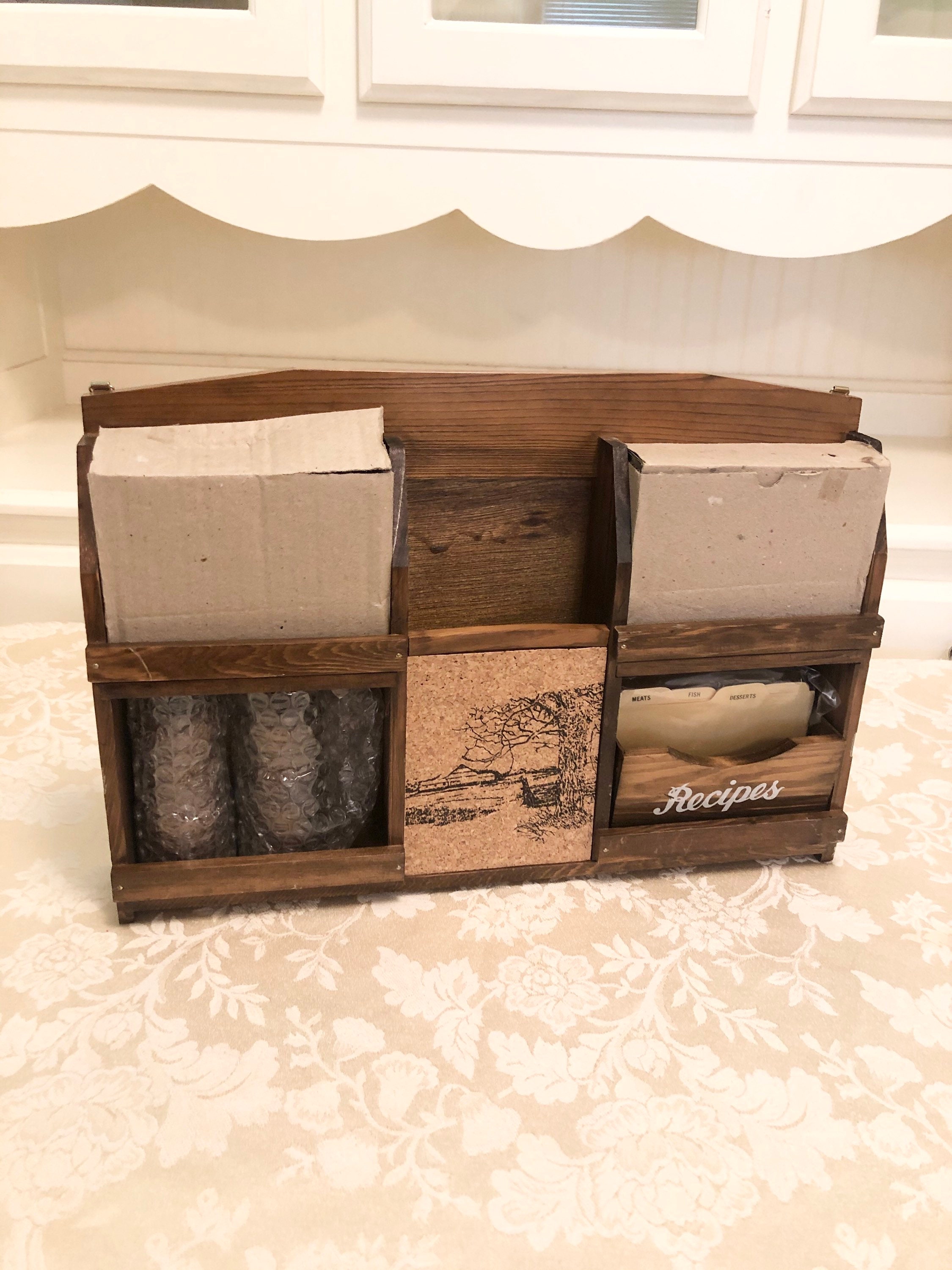 Minimalist Wooden Multi Purpose Kitchen Organizer Spice Jars | Etsy