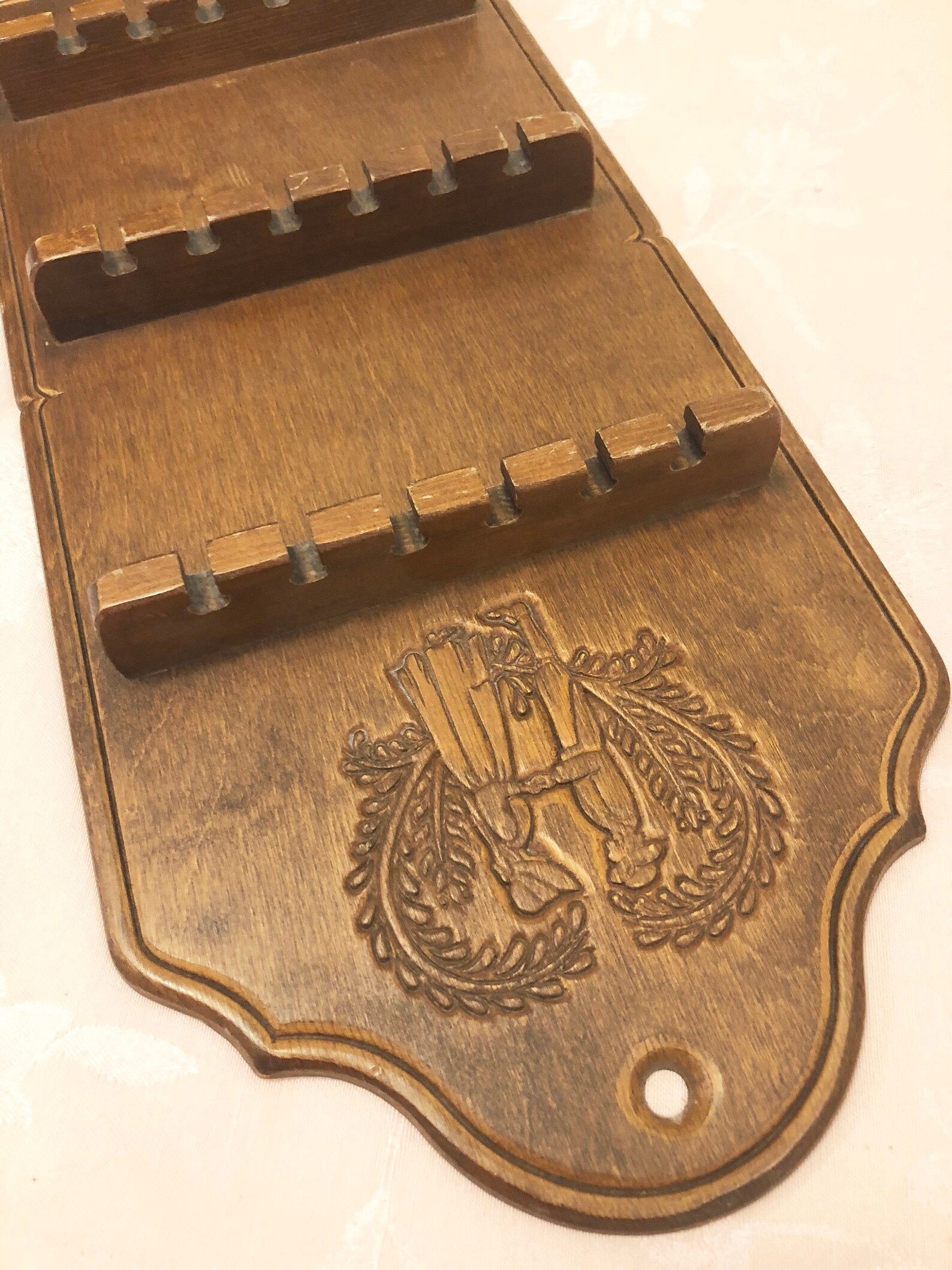 60s Spoon Collection Shelf Display Unique Rack Holds 18 Spoons | Etsy