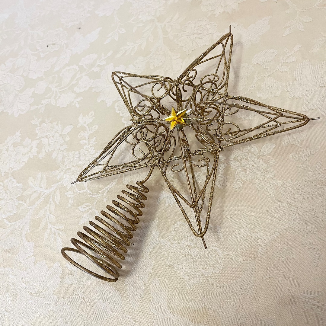 Wire Tree Topper Star Wire With Star Inlay Bold but Delicate Tree ...
