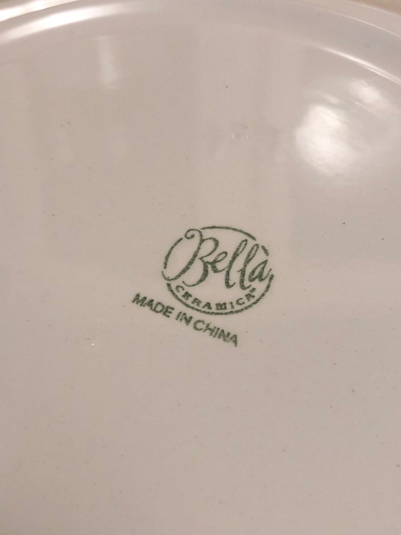 Bella Ceramica Hand Painted Lunch Plates With Beautiful - Etsy